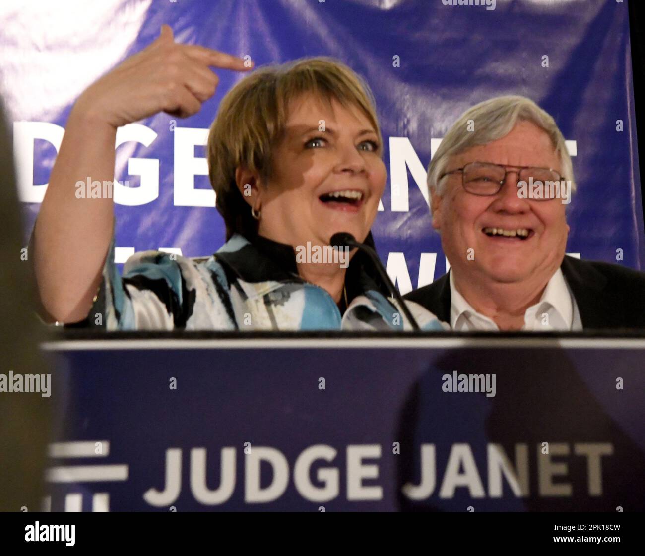 4. April 2023, Milwaukee, Wisconsin, USA: RICHTERIN JANET PROTASIEWICZ ...