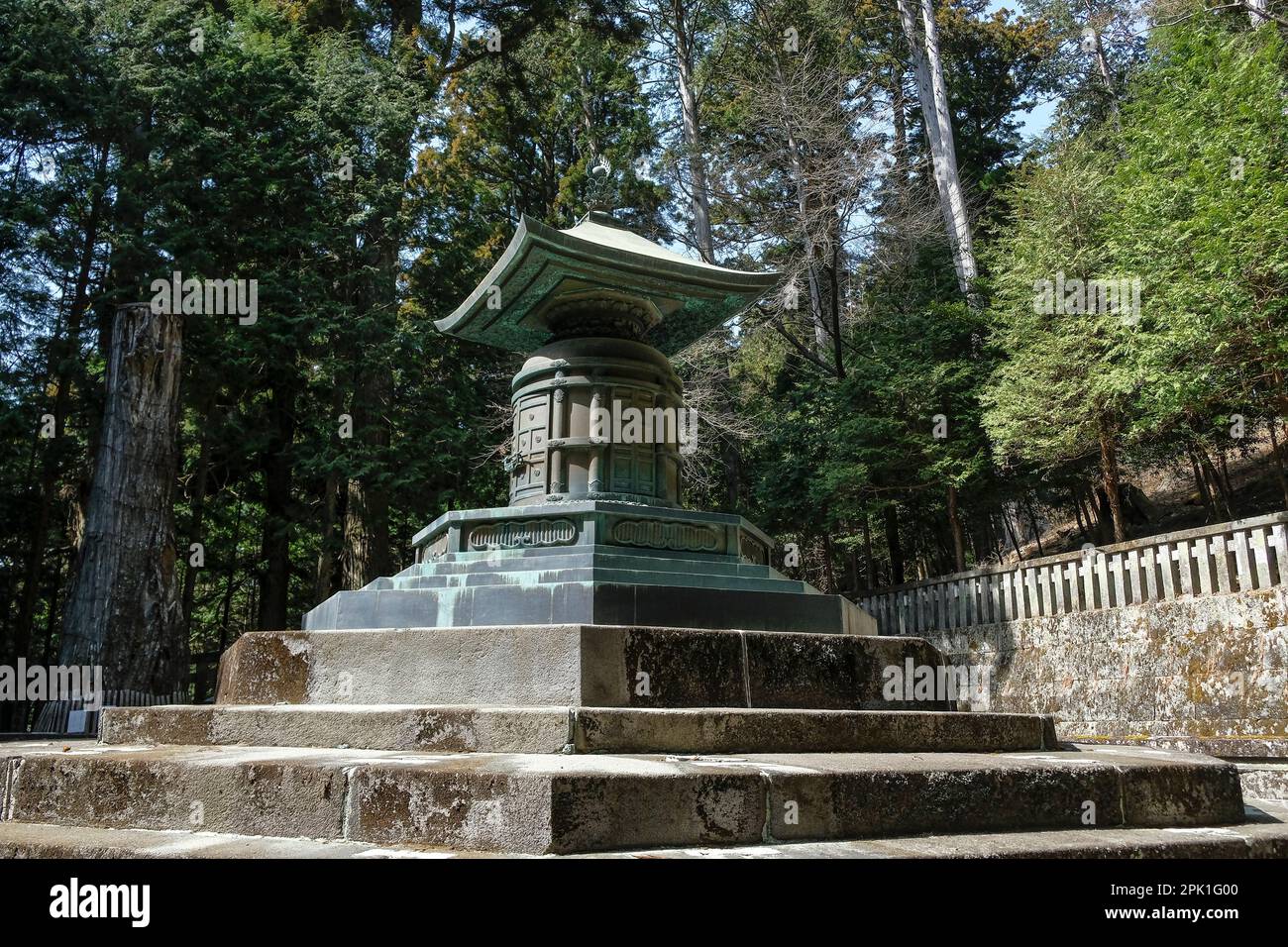 Nikko, Japan - 11. März 2023: Nikko Toshogu, der shinto-Schrein, ein ...