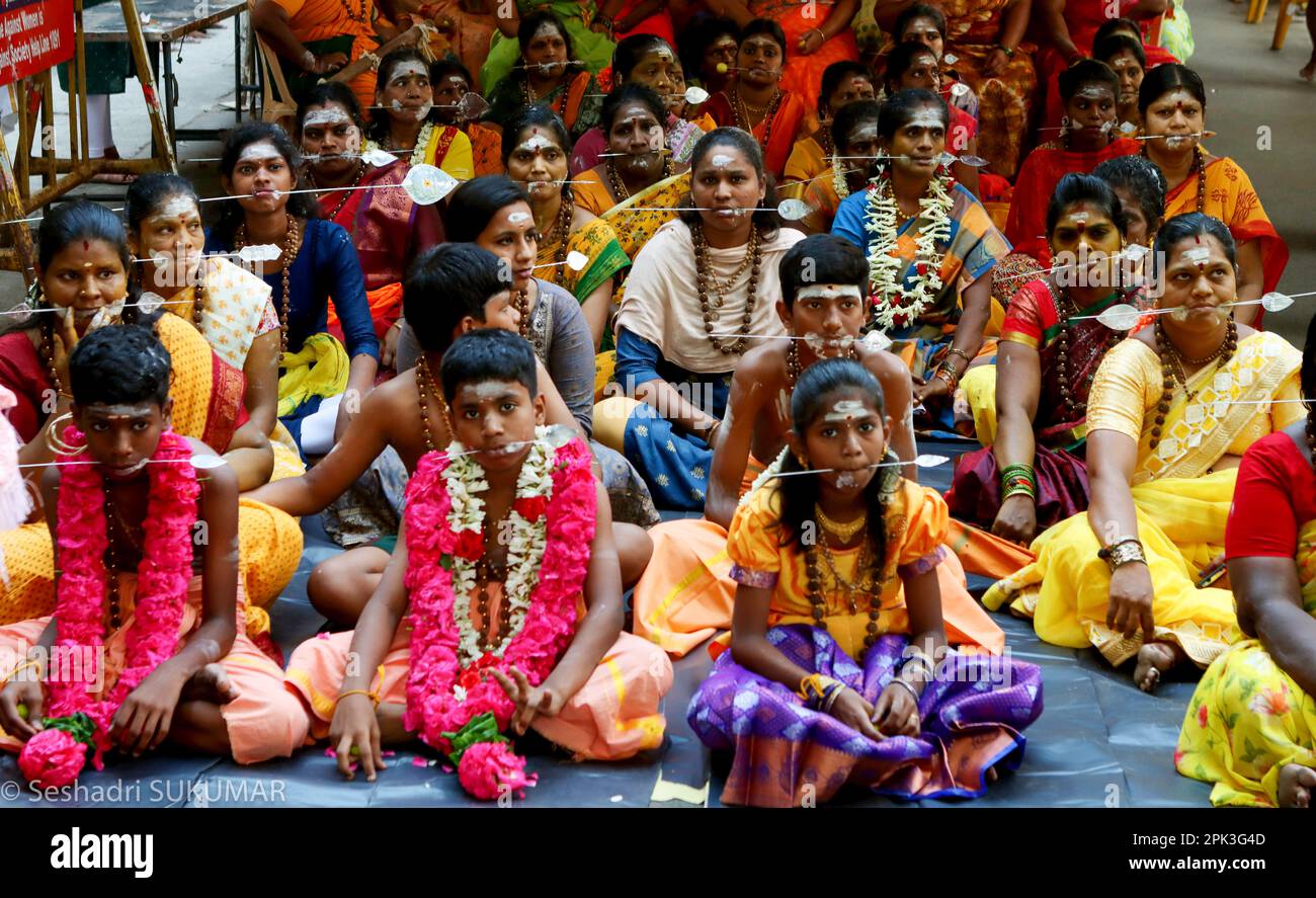 Panguni Uthiram ist ein Hindus-Festival und ein wichtiger Tag für ...
