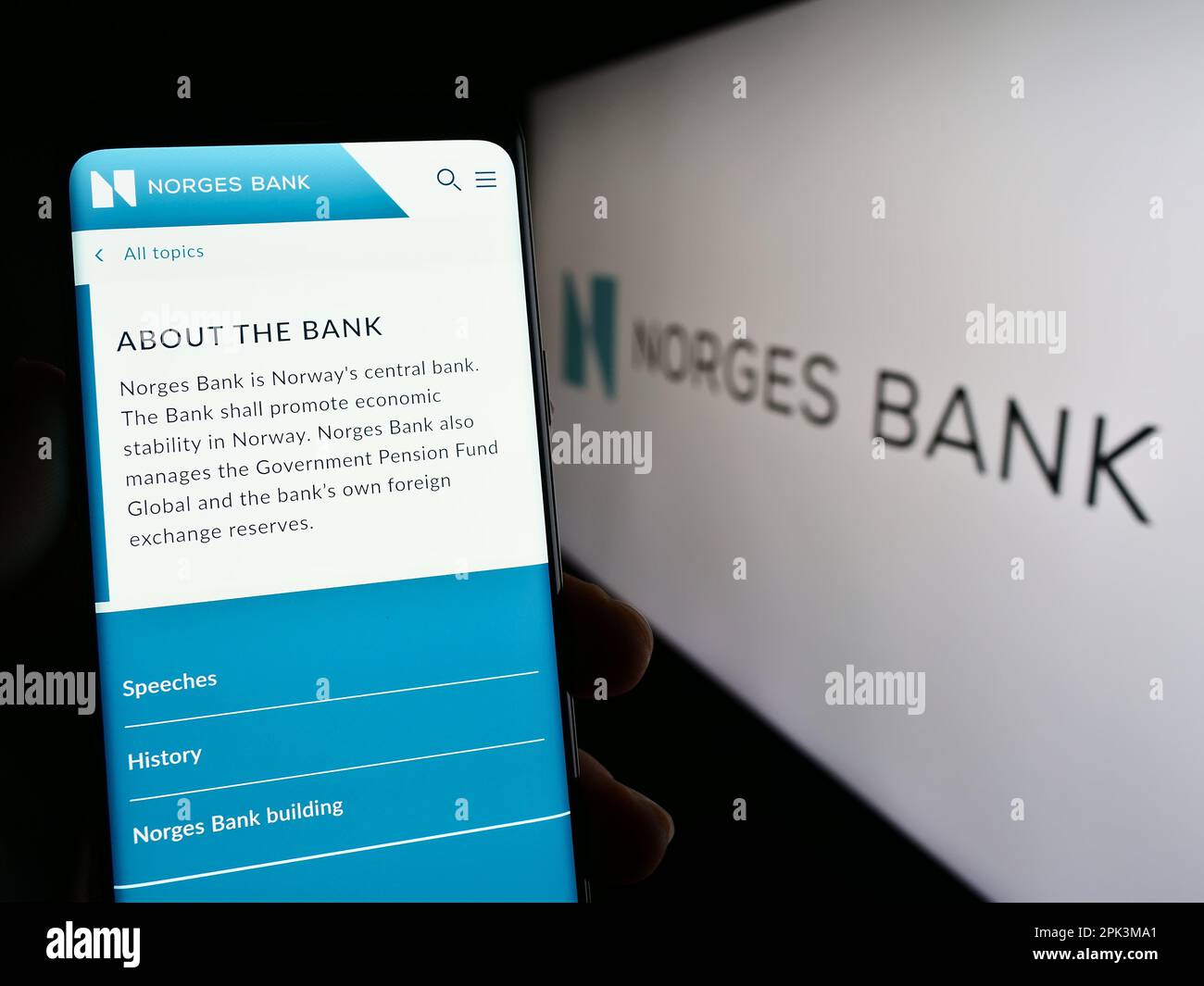 Norges bank logo -Fotos und -Bildmaterial in hoher Auflösung – Alamy