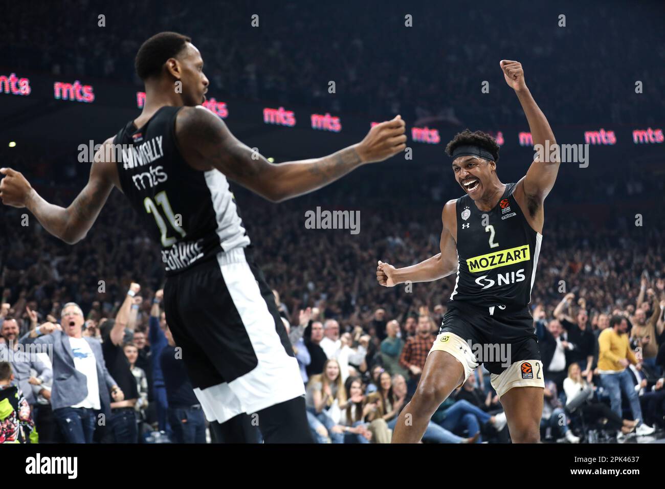 Belgrad, Serbien, 31. März 2023. James Nunnally von Partizan Mozzart ...