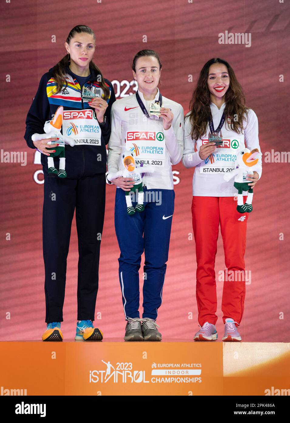 Claudia Mihaela Bobocea, Laura Muir und Sofia Ennaoui ...
