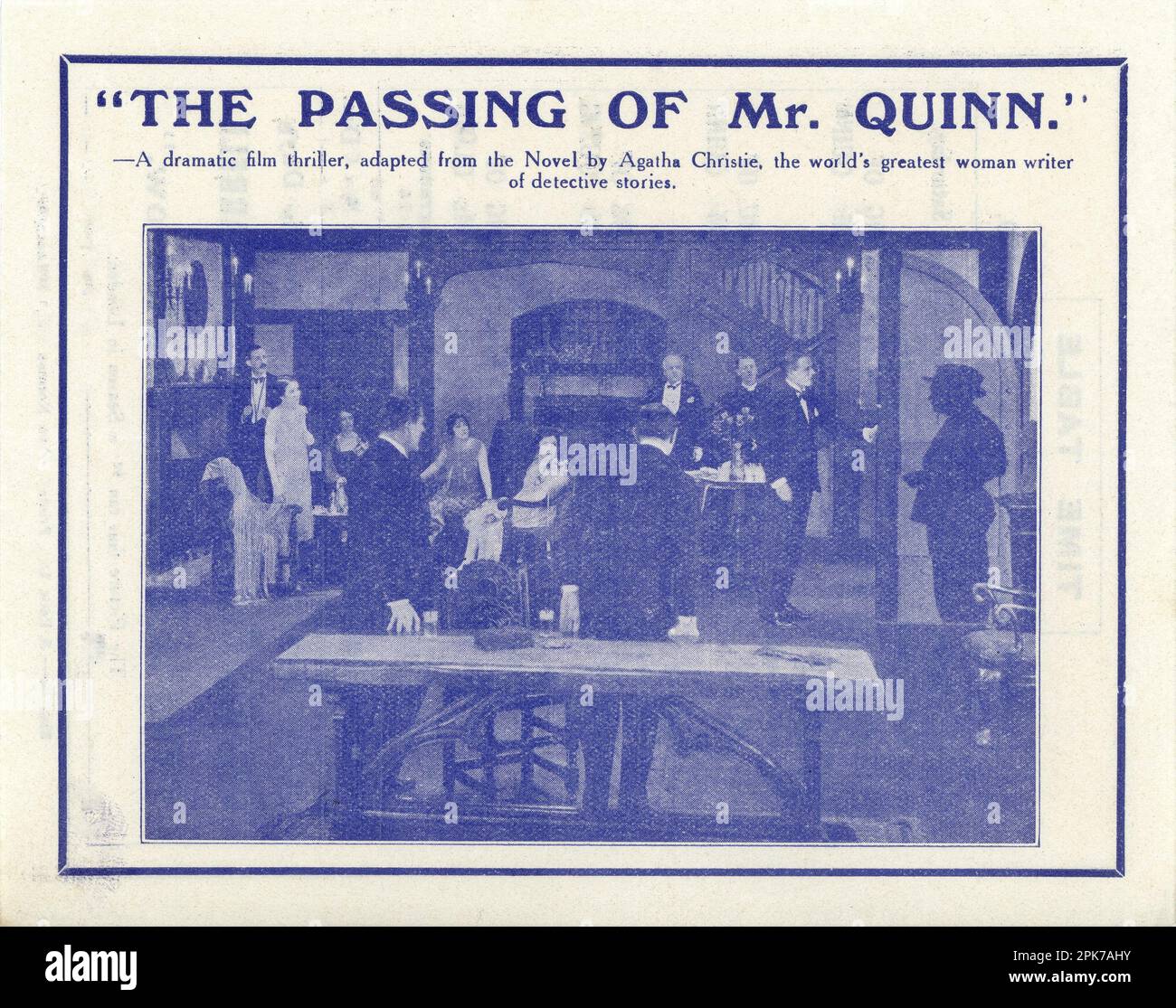 STEWART ROME und TRILBY CLARK in AGATHA CHRISTIES berühmter Mystery Story DER TOD VON MR QUINN ...