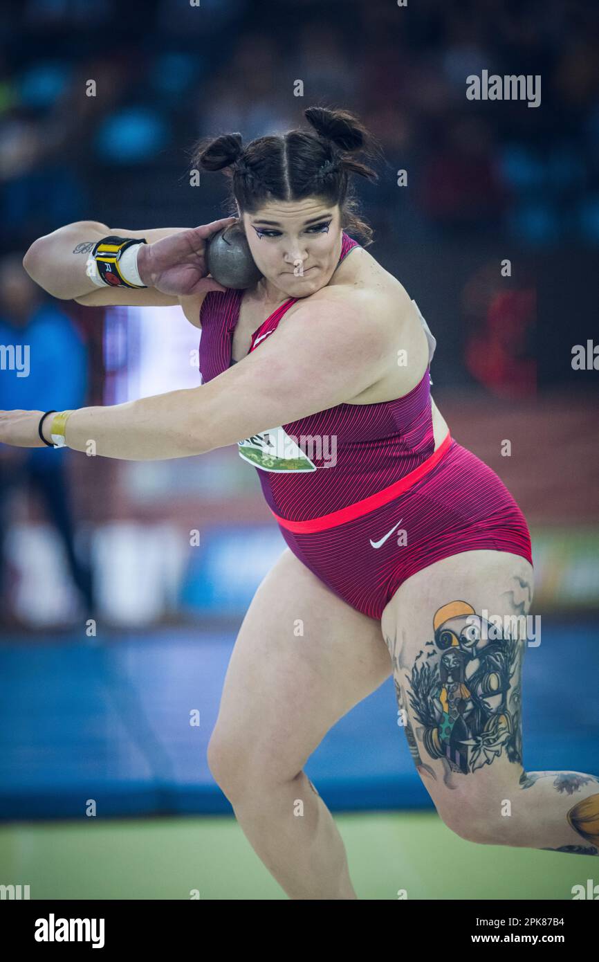 Chase Ealey nimmt an der Madrid Indoor Tour von Madrid 2023 Teil ...