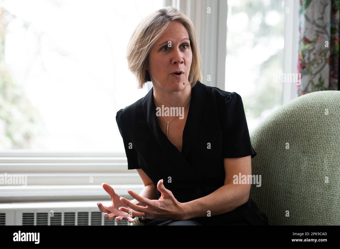 Ottawa, Kanada. 05. April 2023. Susannah Goshko, die britische hohe ...