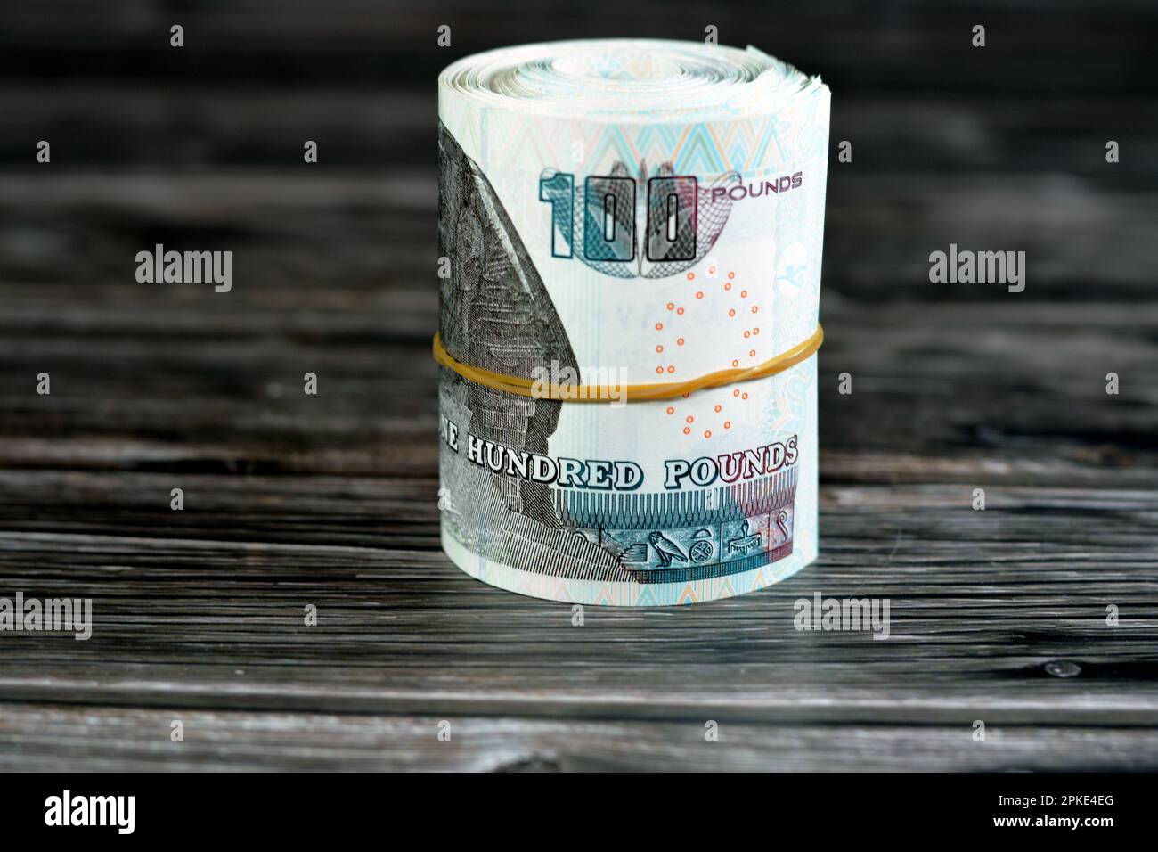 100 EGP LE 1000 ägyptische Pfund Bargeld Scheine mit Gummiband ...