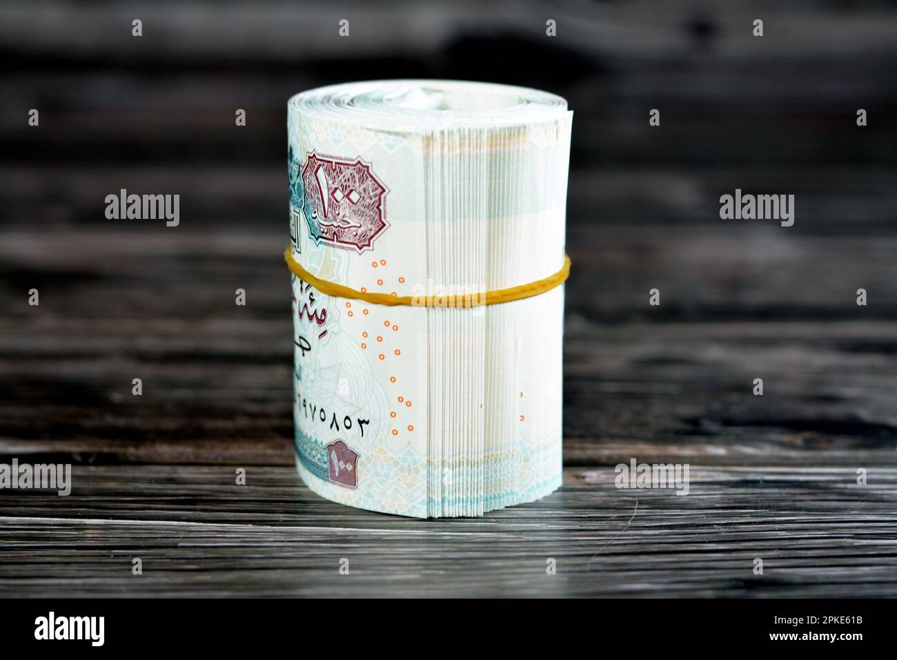 100 EGP LE 1000 ägyptische Pfund Bargeld Scheine mit Gummiband ...