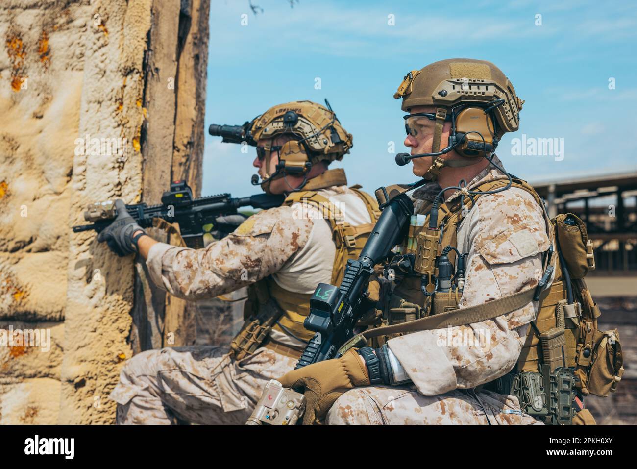 USA Marines mit Maritime Special Purpose Force (MSPF), 26. Marine ...