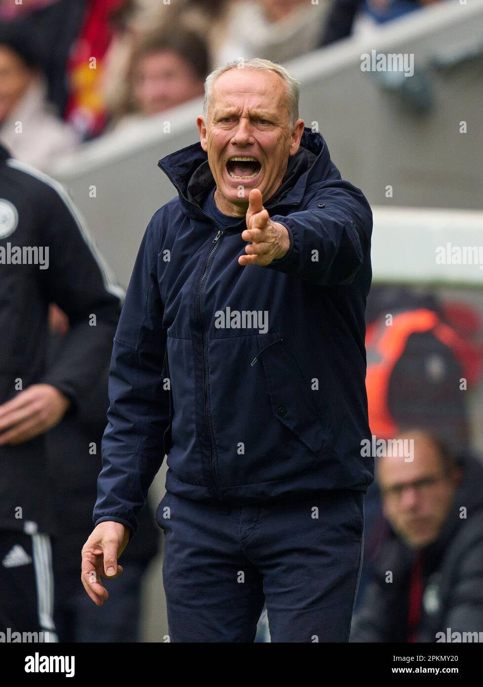 Christian STREICH, FRG Trainer im Spiel SC FREIBURG - FC BAYERN MÜNCHEN ...
