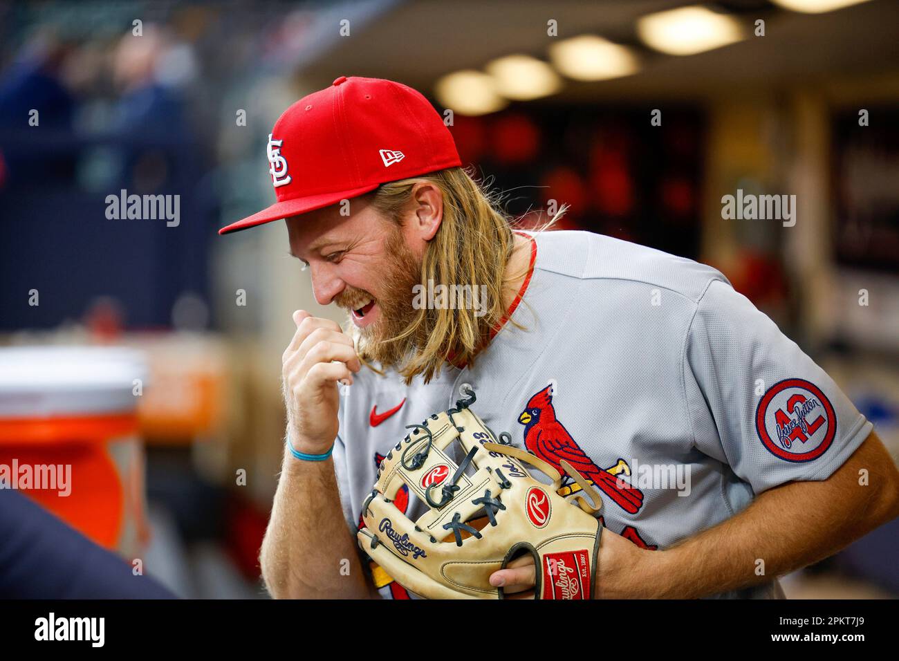 April 8, 2023: St. Louis Cardinals third baseman Taylor Motter (55 ...
