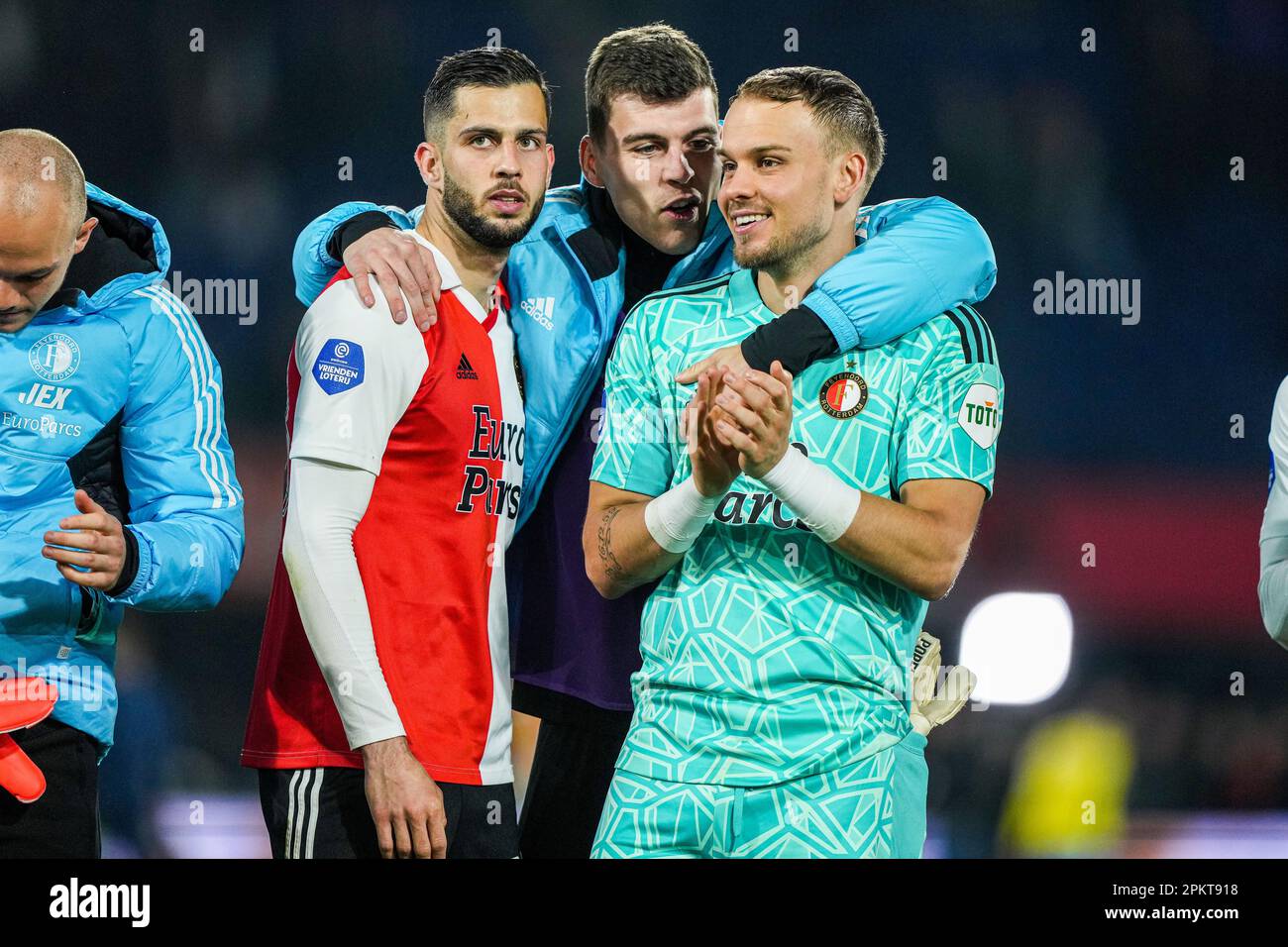 Rotterdam - David Hancko von Feyenoord, Jacob Rasmussen von Feyenoord ...