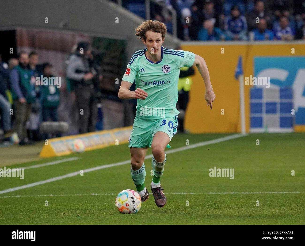 9. April 2023, PreZero-Arena, Sinsheim, GER, 1. FBL, TSG 1899 ... 9. April 2023, PreZero-Arena, Sinsheim, GER, 1. FBL, TSG 1899 ...