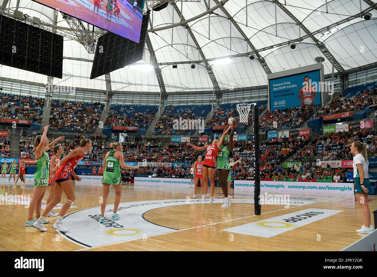 10. April 2023; Ken Rosewall Arena, Sydney, NSW, Australien: Suncorp ...