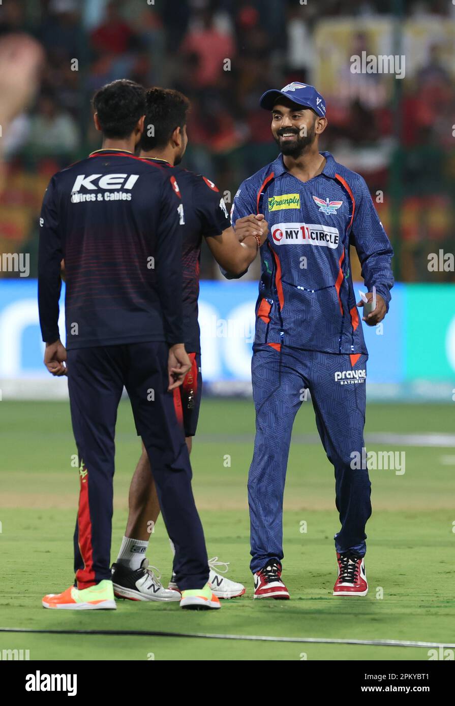 Bengaluru, Indien. 10. April 2023. TATA IPL 2023: Spiel Nr. 15 : CSK vs. LSG : im Chinnasamy ...