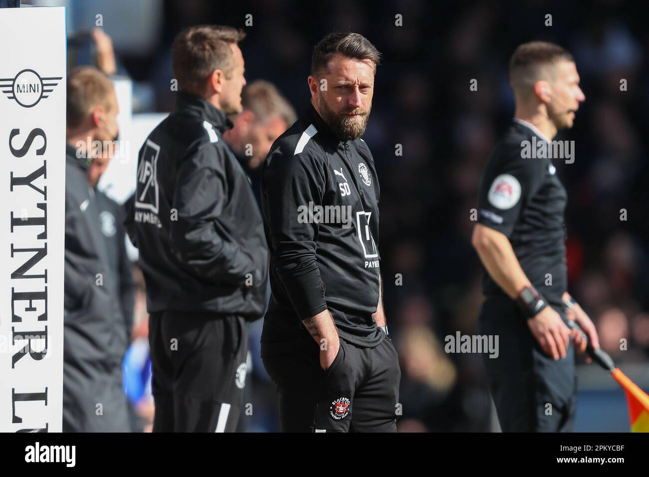 Stephen Dobbie Interim Head Coach von Blackpool während des Sky Bet ...