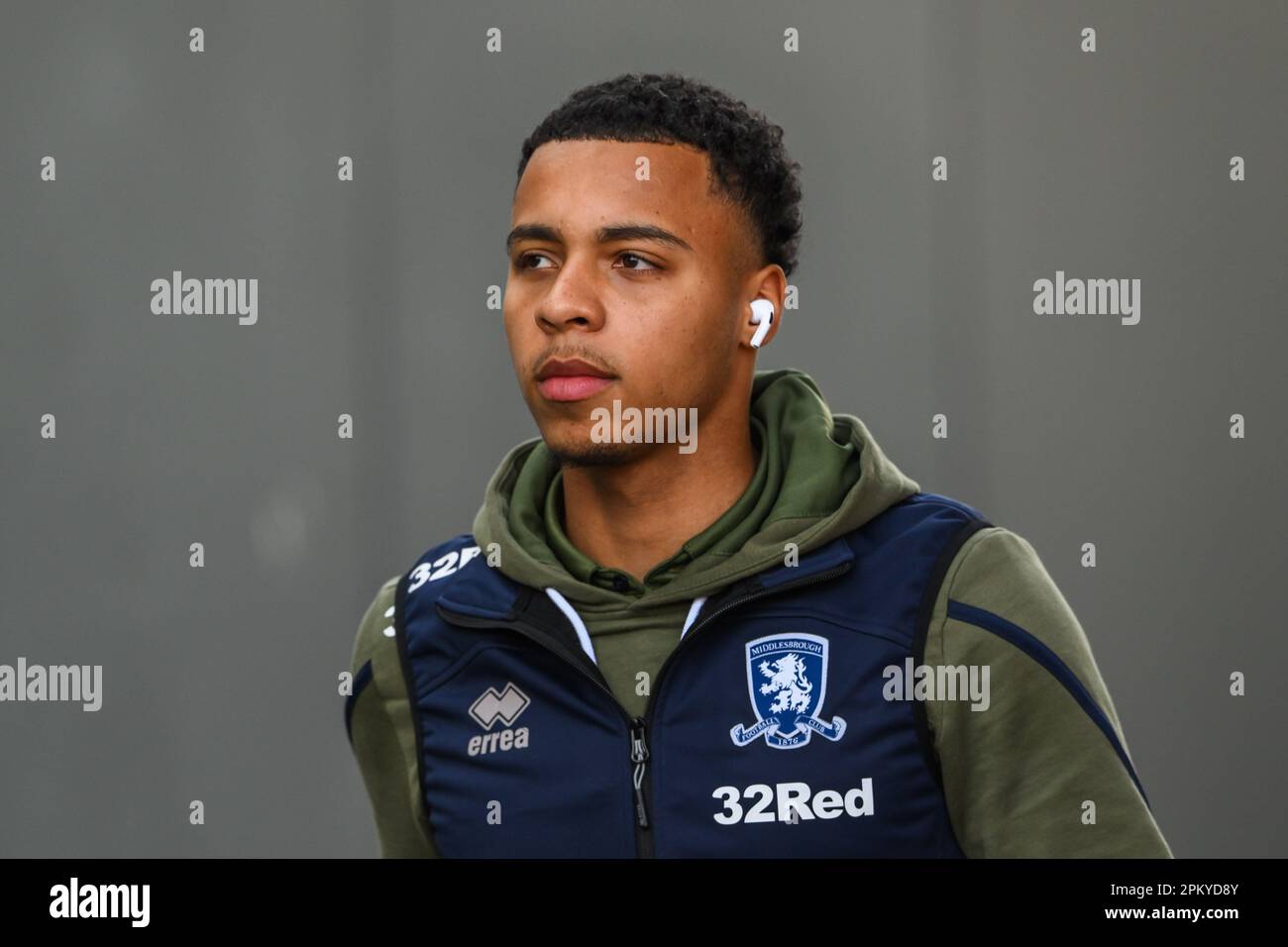 Cameron Archer #10 von Middlesbrough trifft vor dem Sky Bet ...