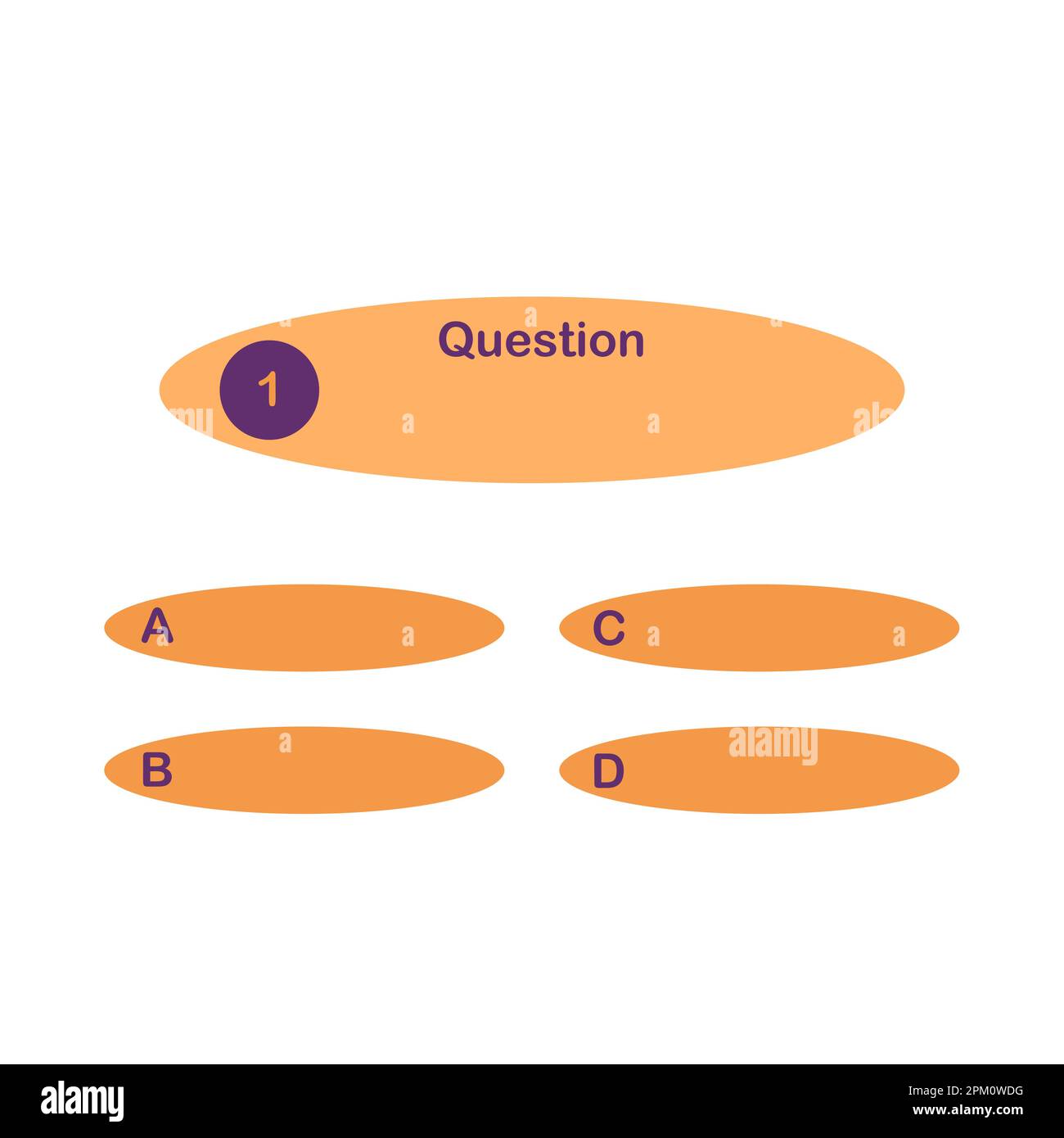 Multiple choice test school Stock-Vektorgrafiken kaufen - Alamy