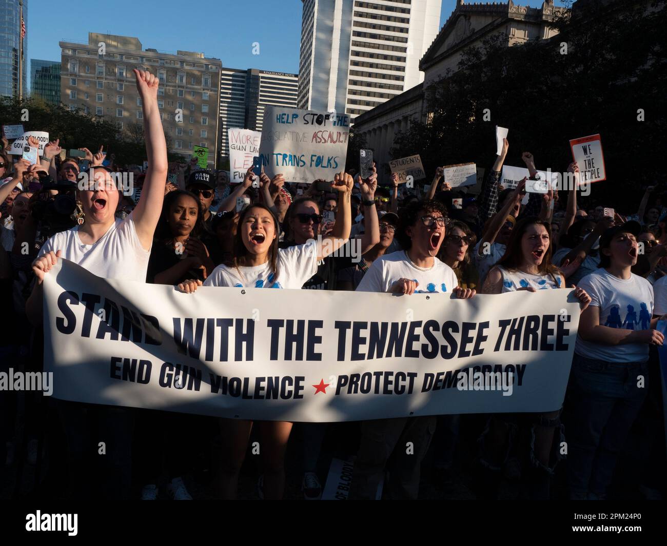 Nashville, Tennessee, USA. 10. April 2023. Im Tennessee State Capitol ...