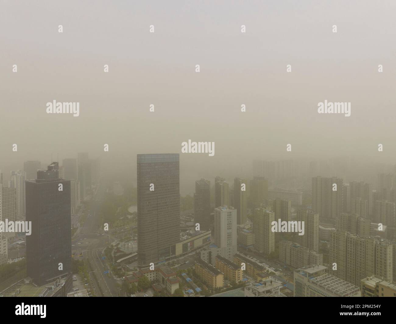 HUAI'AN, CHINA - 11. APRIL 2023 - in der Stadt Huai 'an, Provinz ...