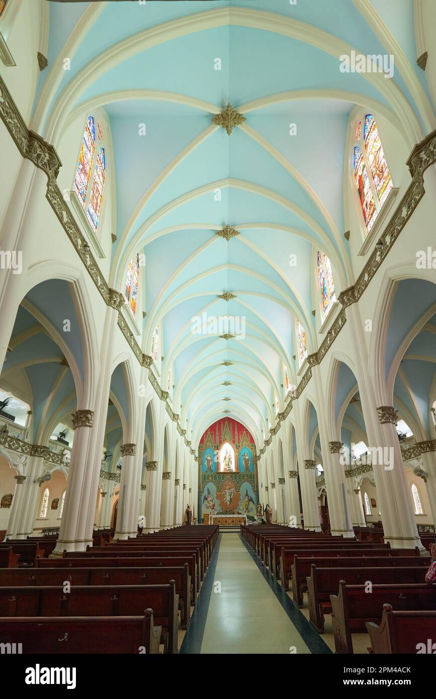 06-05-2016, Innenansicht der Kirche El Carmen, Panama-Stadt, Panama ...