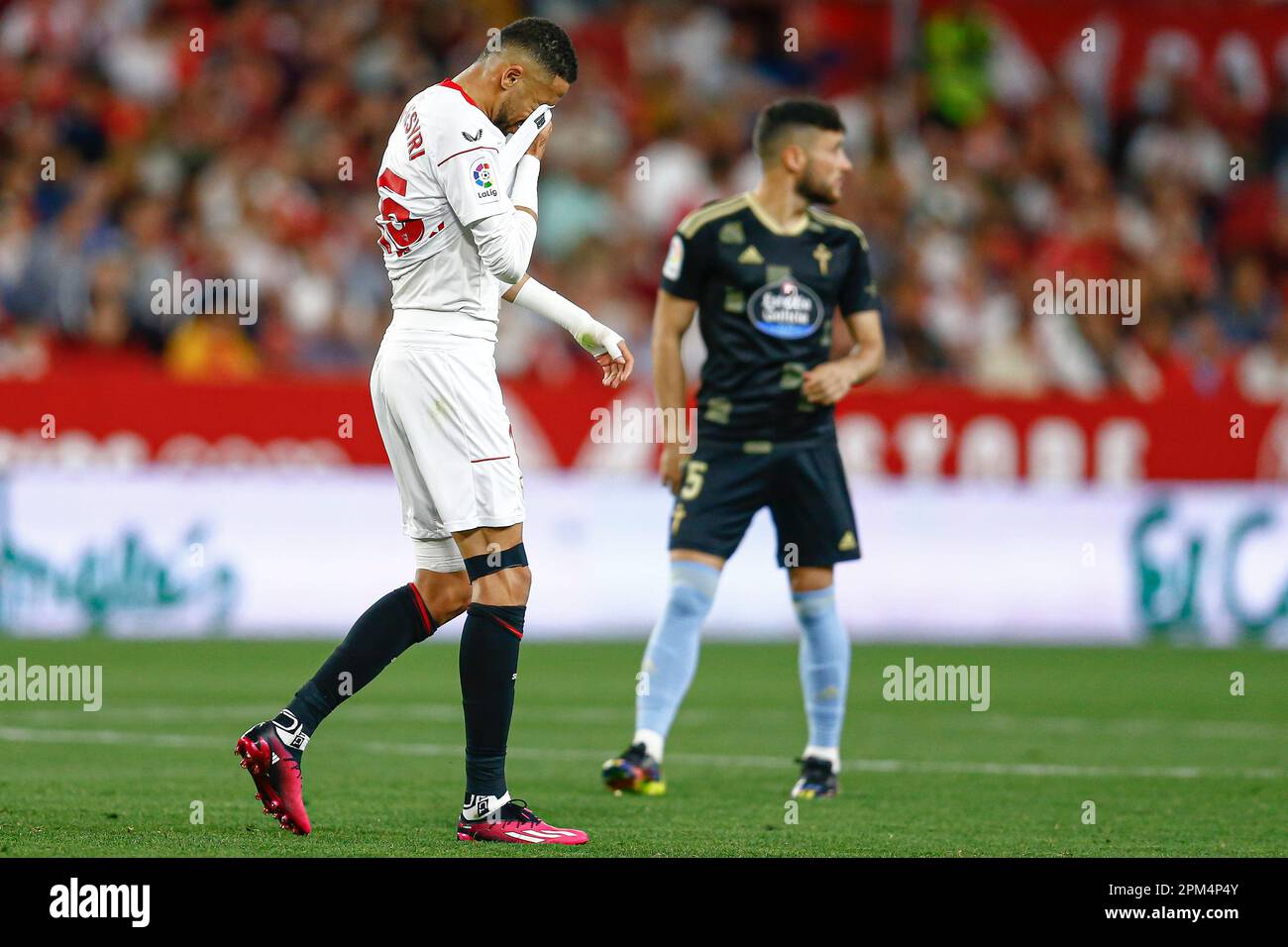 Youssef en-Nesyri vom FC Sevilla während des Spiels La Liga zwischen ...