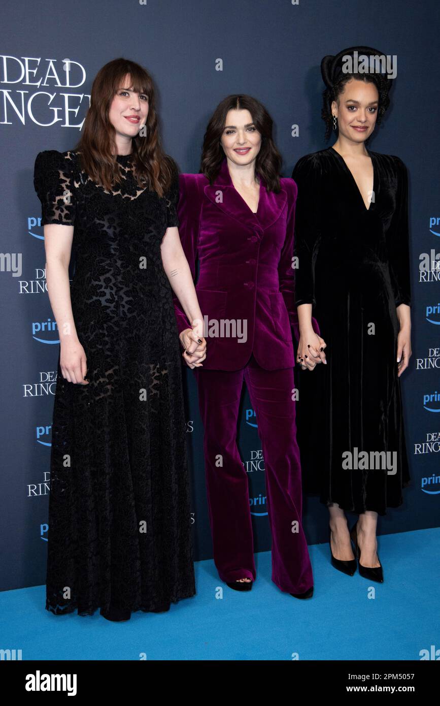 Alice Birch, from left, Rachel Weisz and Britne Oldford pose for ...