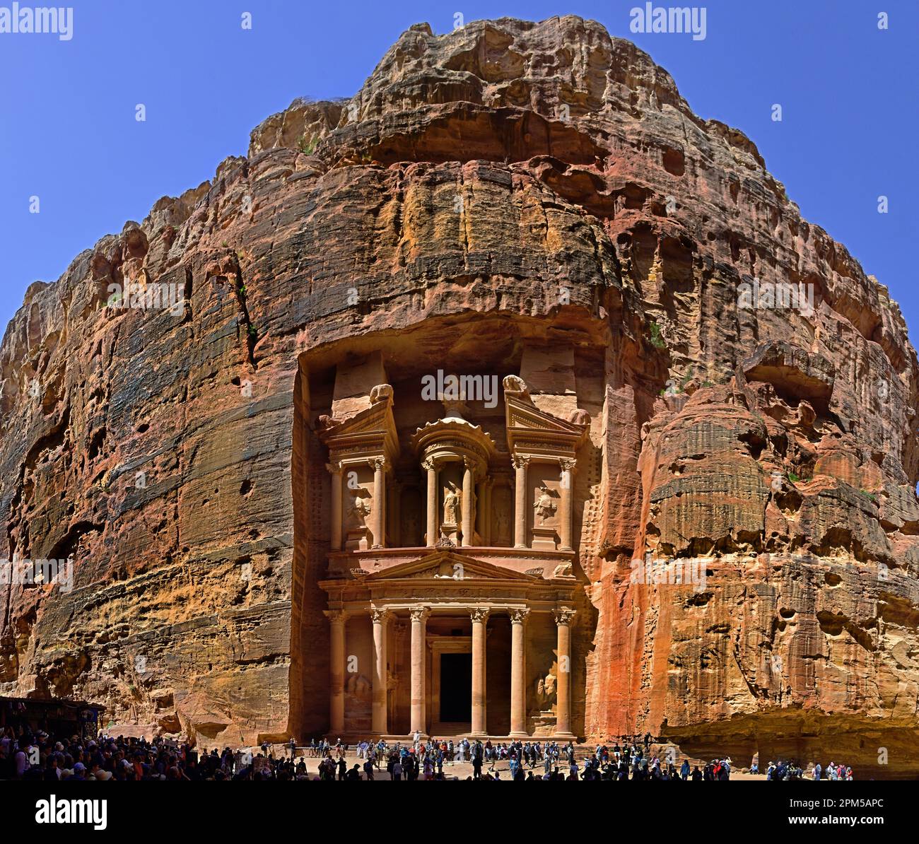 Petra City Al-Khaznov Treasury Temple Nabatean Kingdom Structure ...