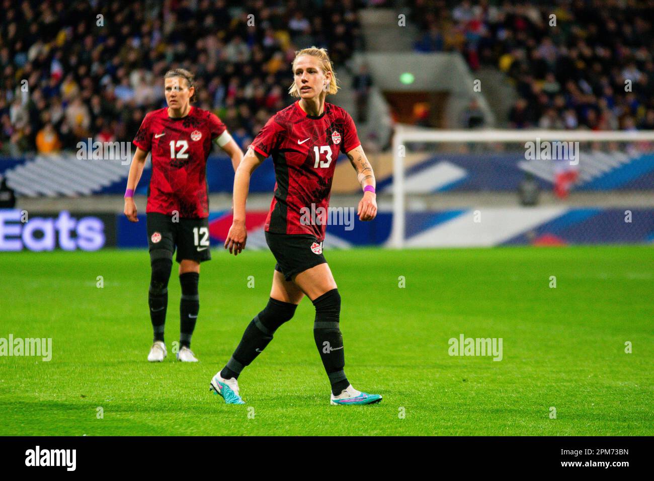 Sophie Schmidt aus Kanada anlässlich des Frauenfreundlichen Fußballspiels zwischen Frankreich ...