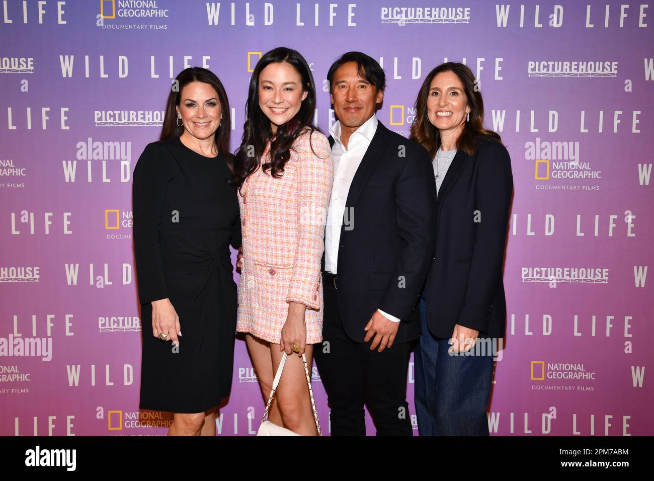 NEW YORK - 11. APRIL: Courteney Monroe, Chai Vaserhelyi, Jimmy Chin und ...