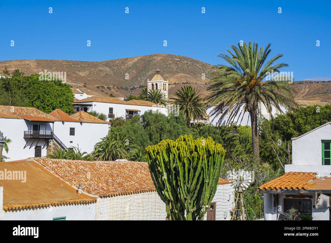 Spanien, Kanarische Inseln, Fuerteventura, Betancuria, kleine Stadt ...