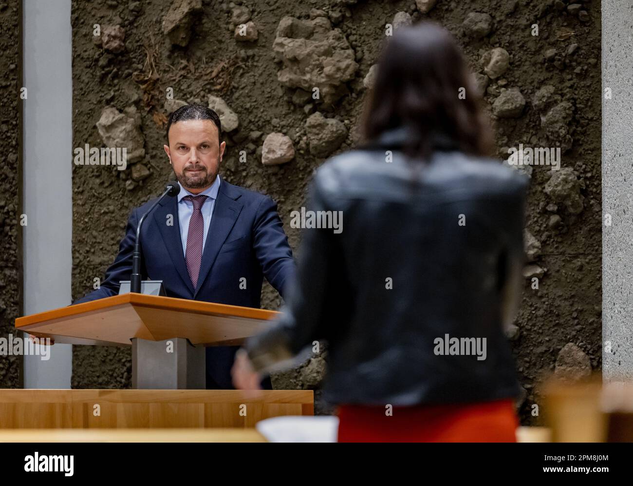 DEN HAAG - Faissal Boulakjar (D66) und Sandra Beckerman (SP) im ...
