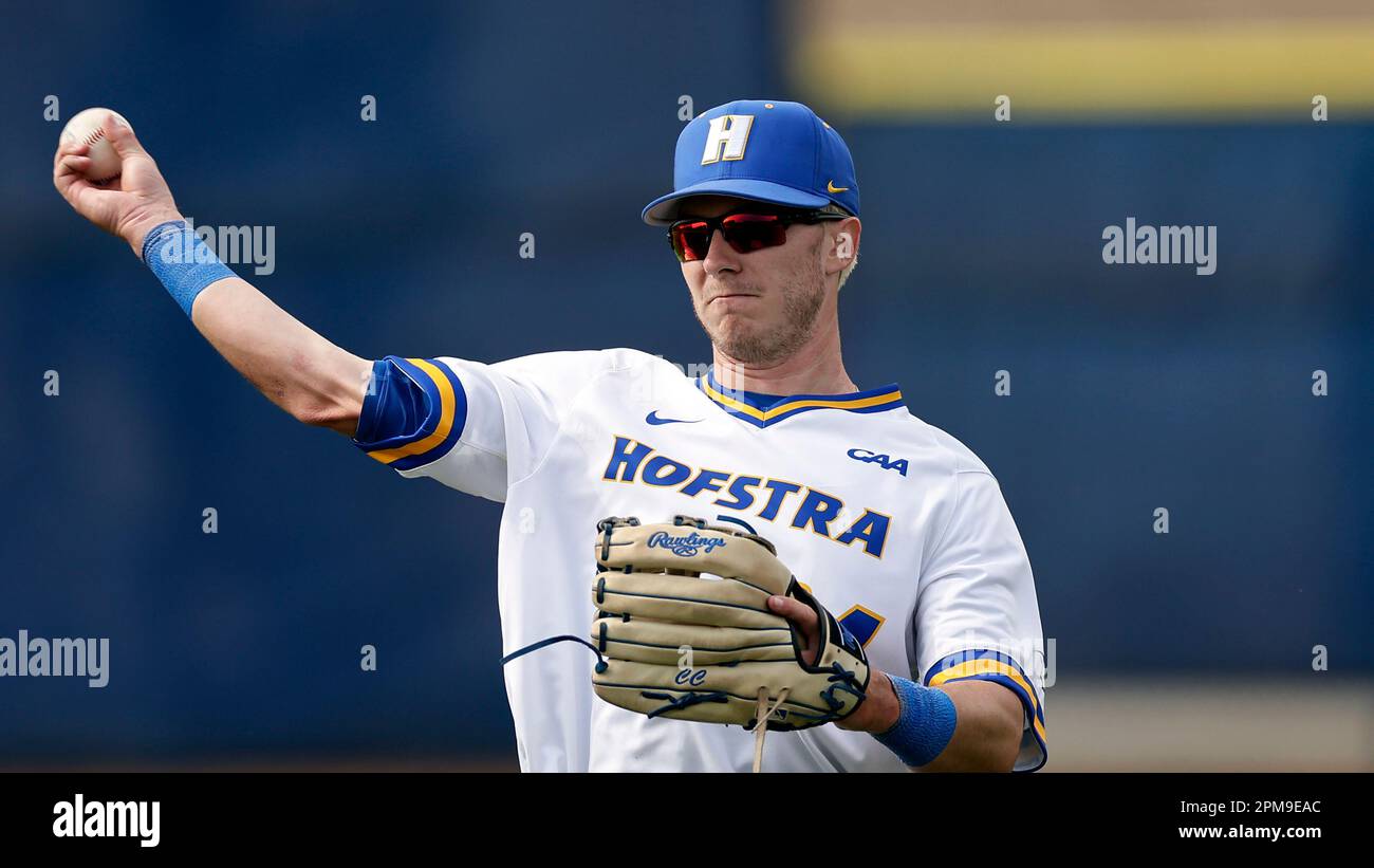Hofstra's Steve Harrington throws against St John's during an NCAA ...