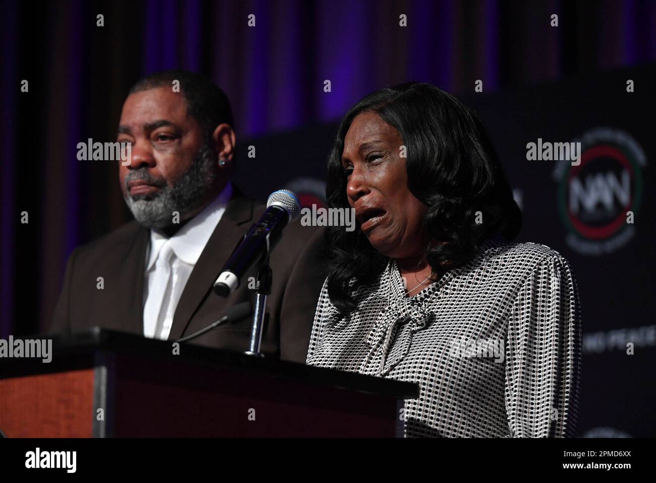 Photo by: NDZ/STAR MAX/IPx 2023 4/12/23 Rodney Walls and Row Vaughn ...