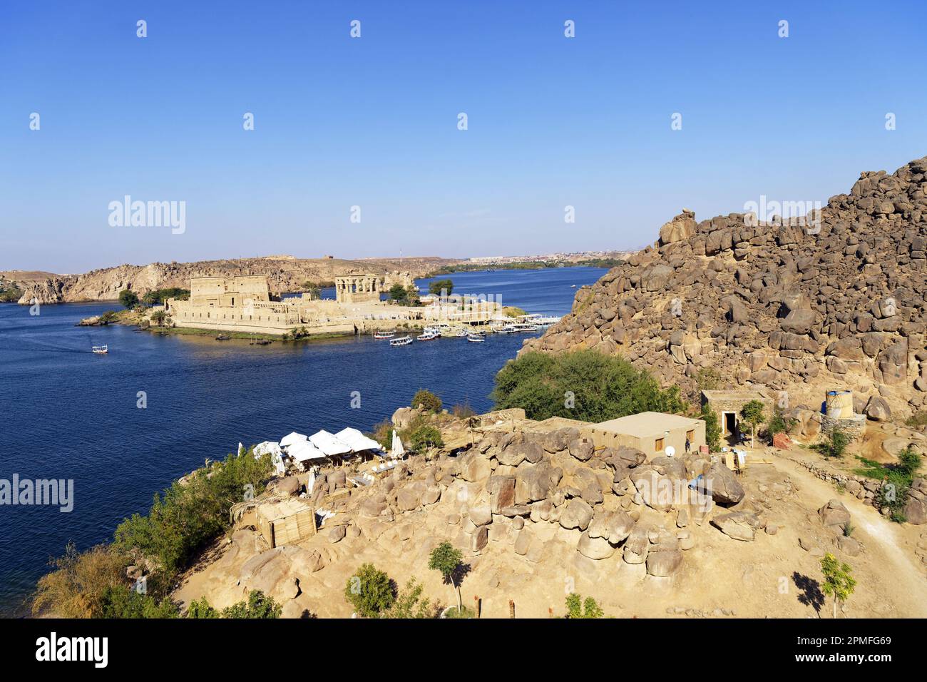 Ägypten, Oberägypten, Nubien, Niltal, Assuan, Bigeh Island, Eco Nubia ...