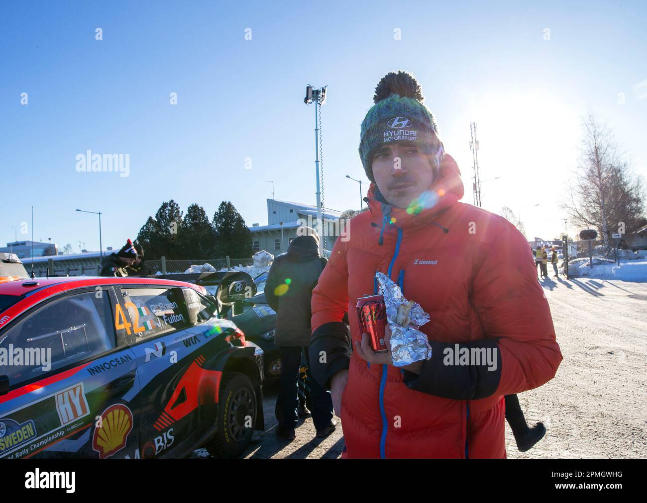 Ume, Schweden. 10. Februar 2023. DER irische Rallye-Fahrer Craig Breen ...