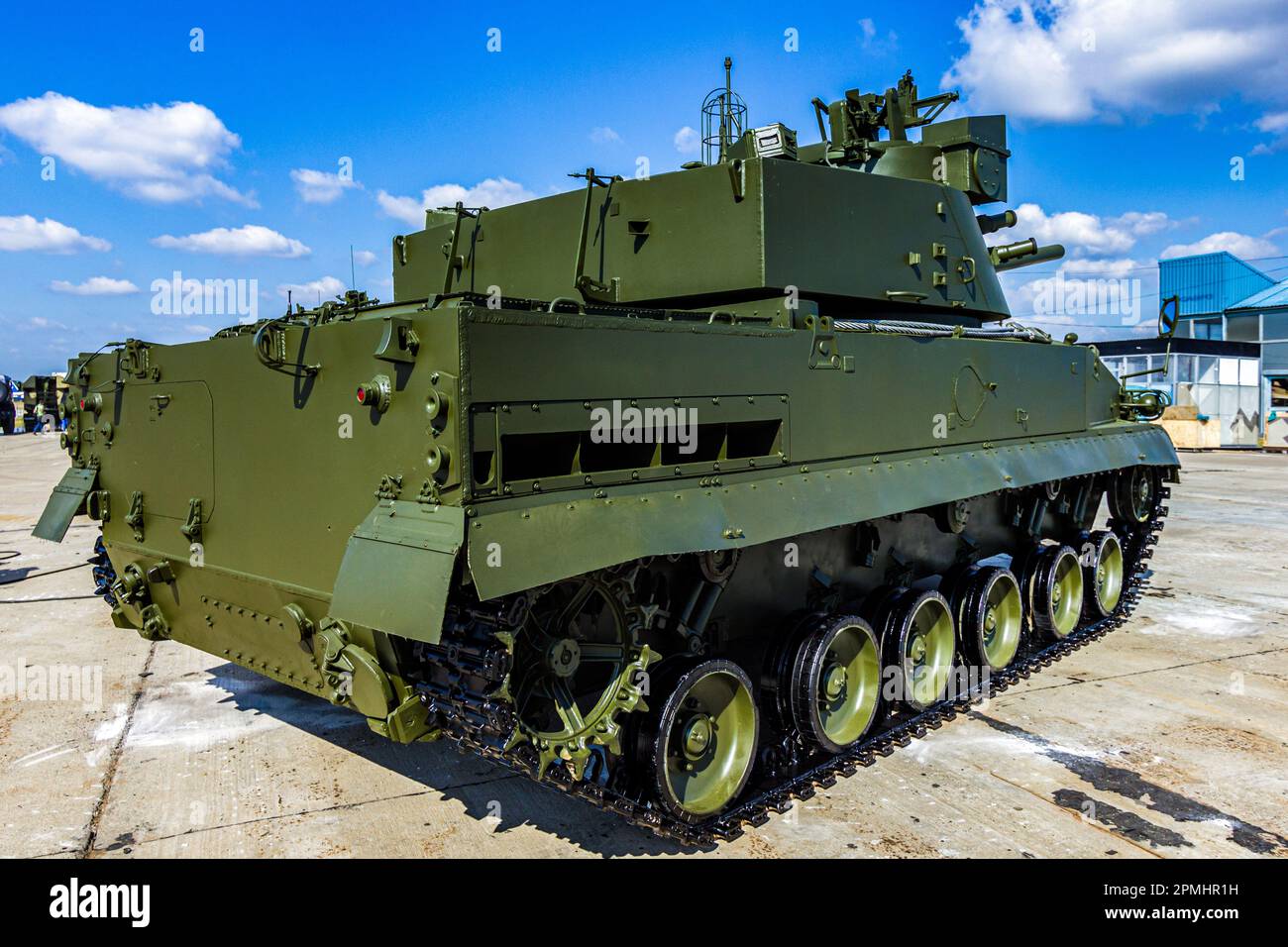120-mm-selbstfahrende Artillerie- und Mörtelanlage 2S31 Wien der ...