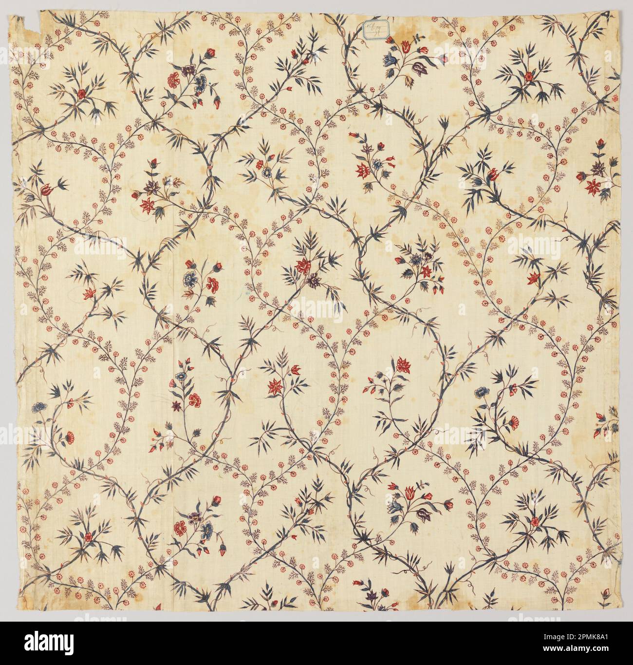 Textil (Indien); Baumwolle; Kette x Schuss (nur rechtes Schmirgelgewebe ...
