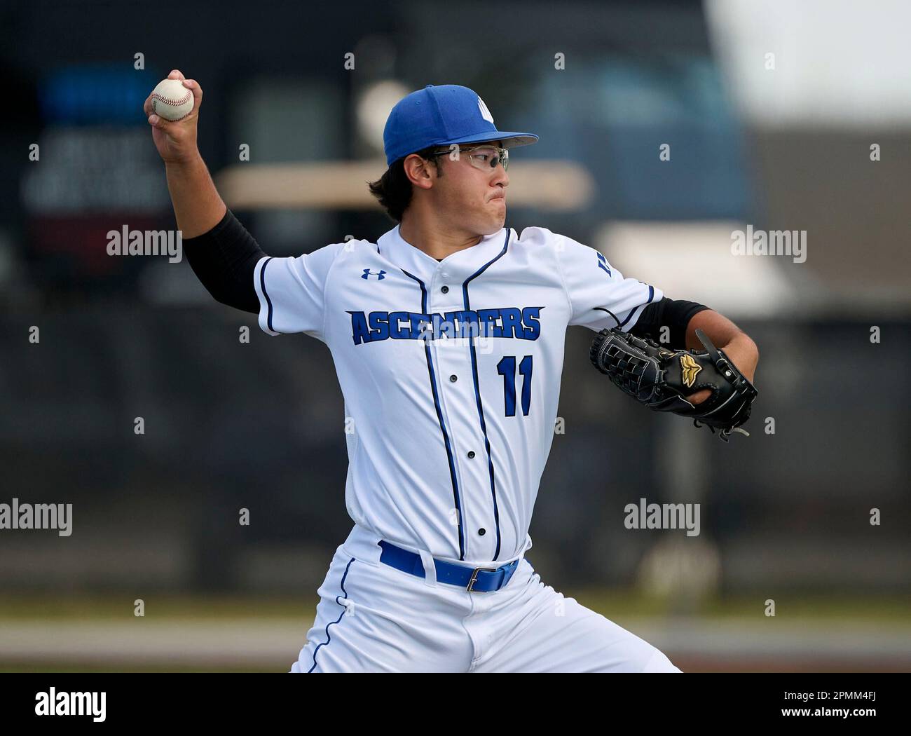 IMG Academy Ascenders pitcher Jaewoo Cho (11) during the IMG National ...