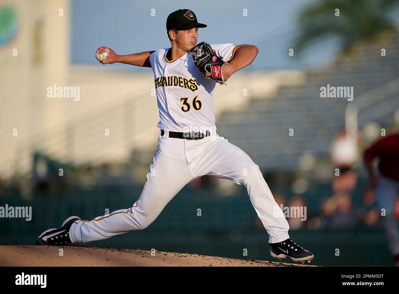 Bradenton Marauders pitcher Thomas Harrington (36) during a MiLB ...