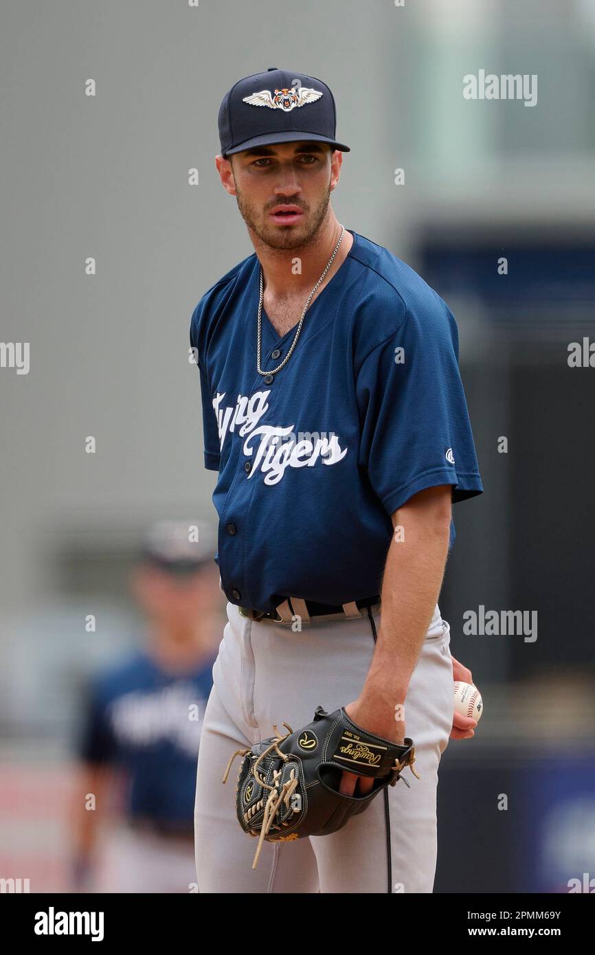 Lakeland Flying Tigers pitcher Cole Patten (49) during an MiLB Florida ...