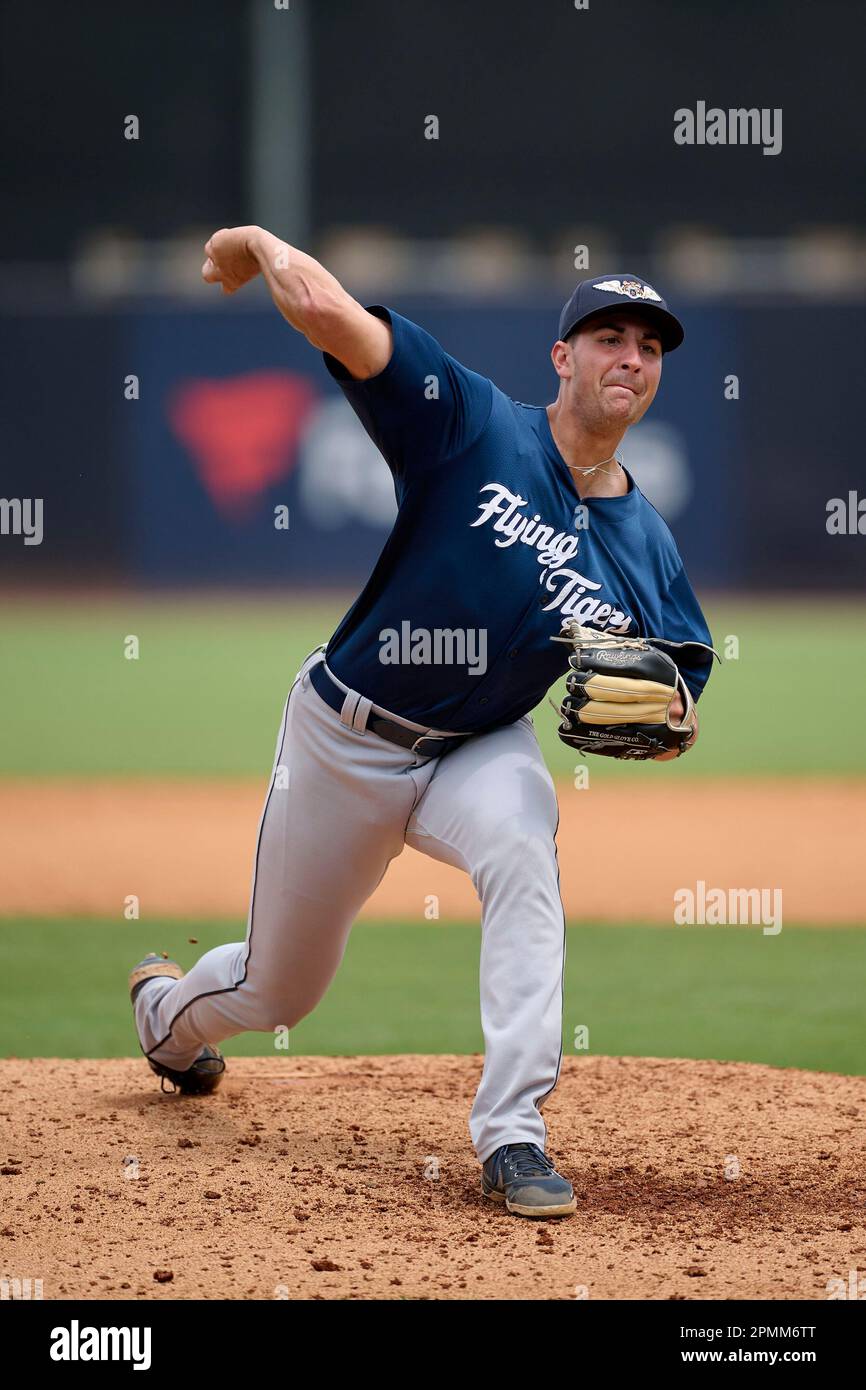Lakeland Flying Tigers pitcher Max Alba (20) during an MiLB Florida ...