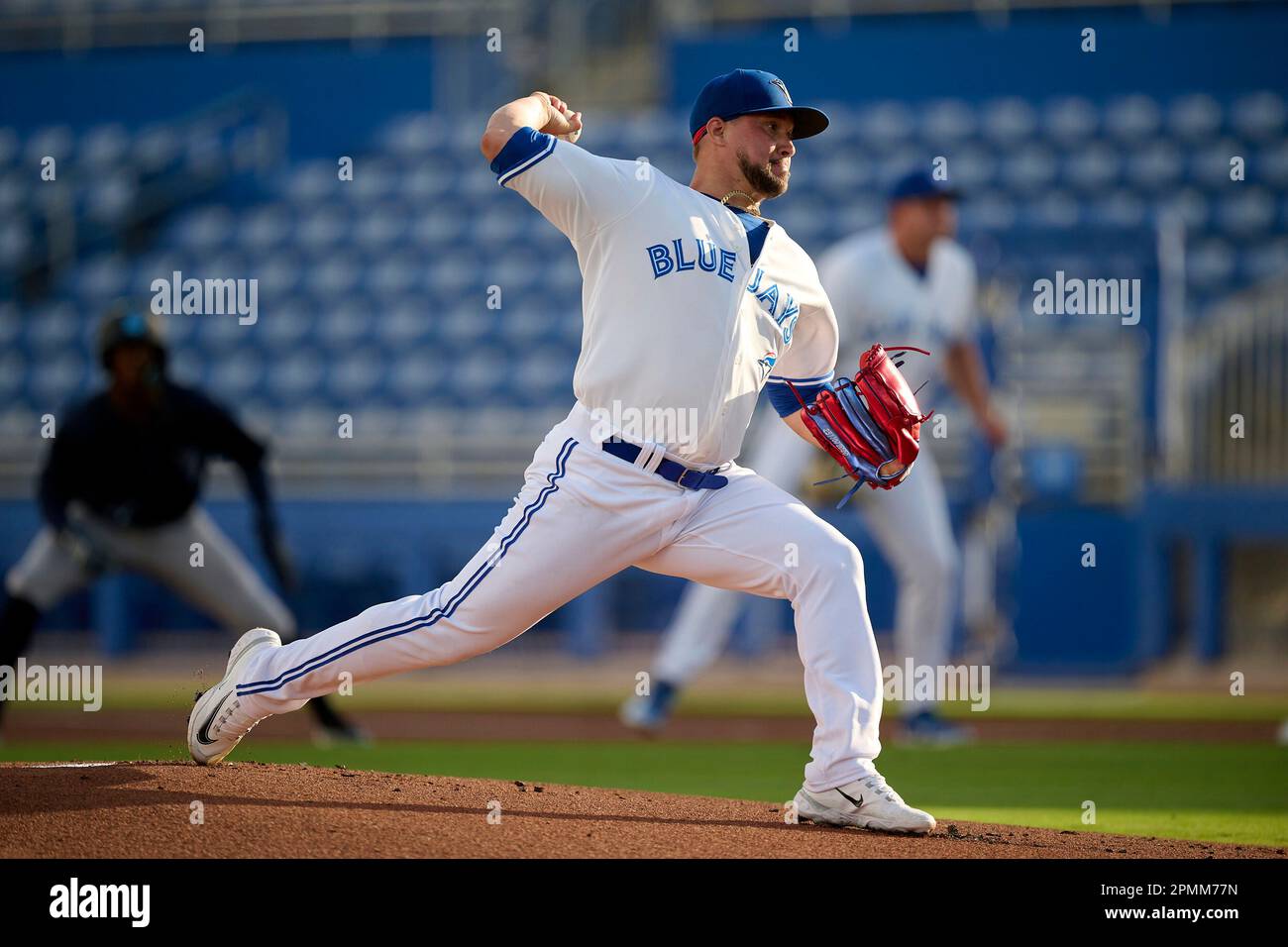 Dunedin Blue Jays pitcher Rafael Sanchez (23) during an MiLB Florida ...