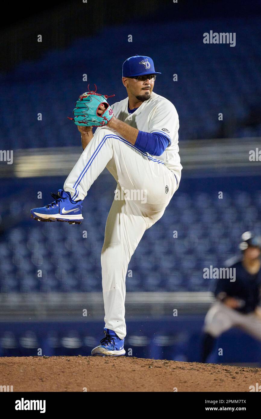 Dunedin Blue Jays pitcher Kelvin Perez (44) during an MiLB Florida State League baseball game ...