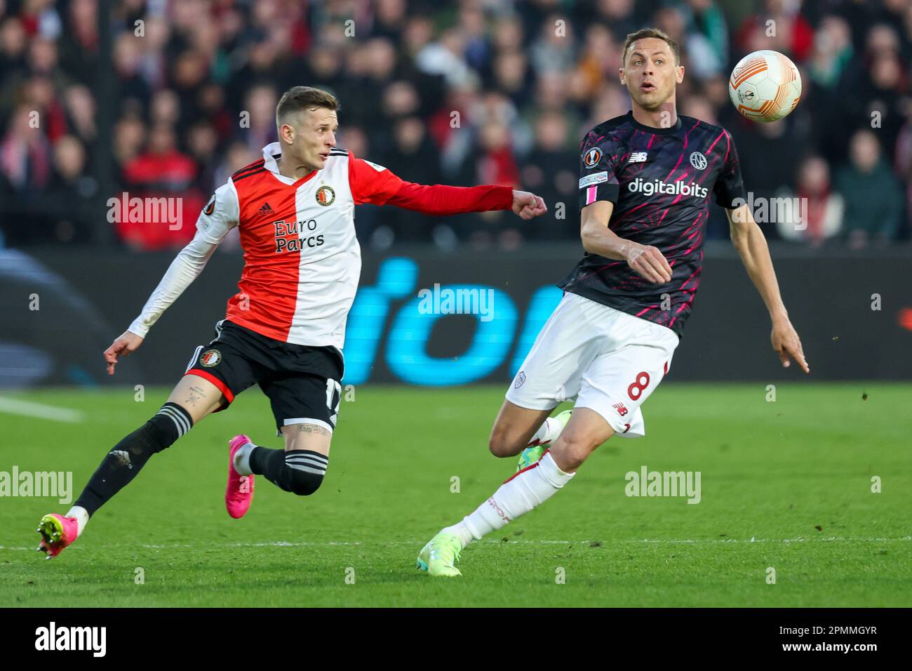13-04-2023: Sport: Feyenoord/AS Roma ROTTERDAM, NIEDERLANDE - APRIL 13 ...