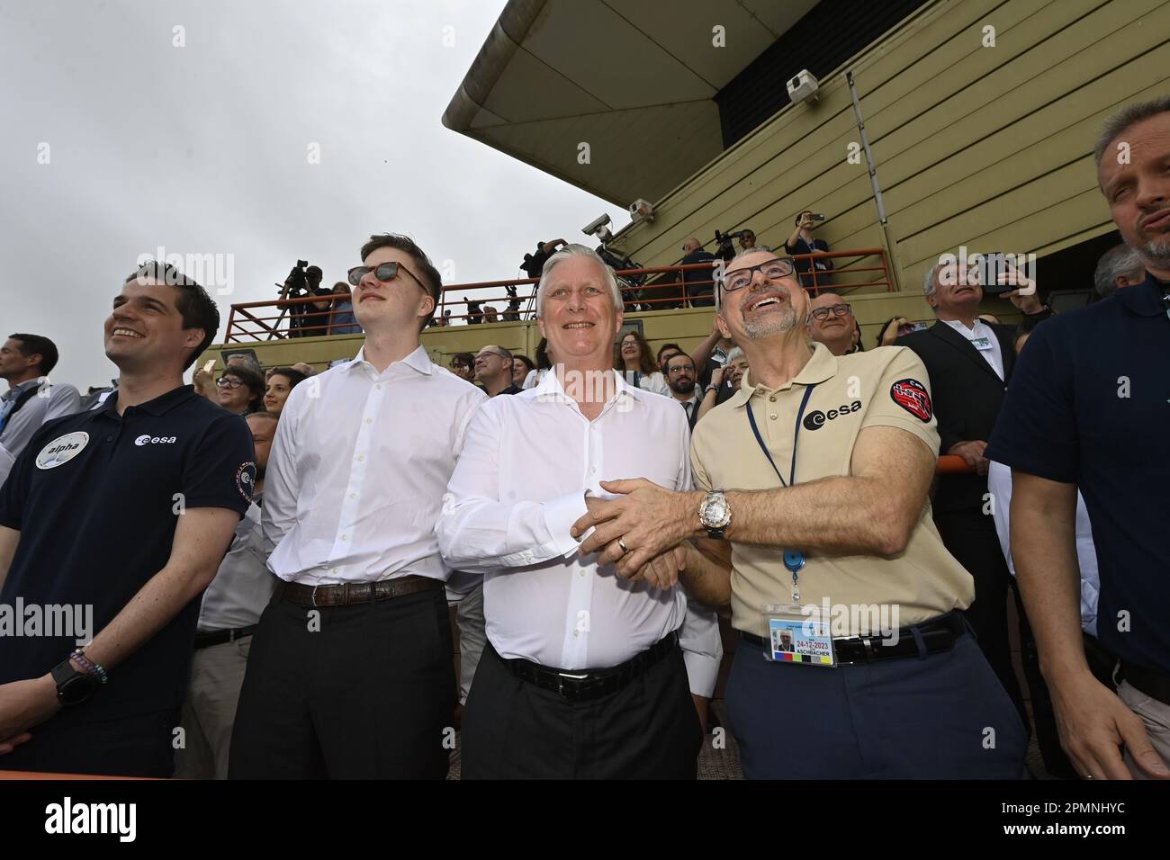 Cayenne, Frankreich. 14. April 2023. Astronautenauszubildende Raphael ...