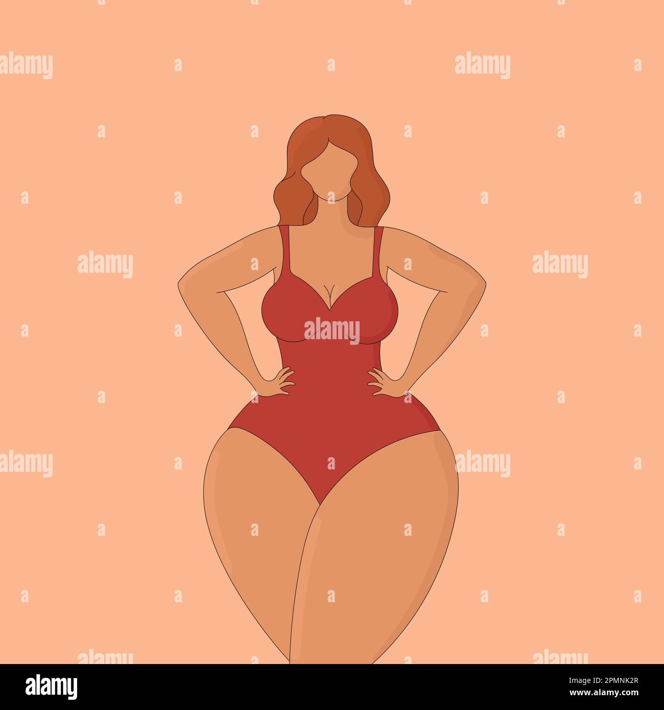 Schönefrau badeanzug Stock-Vektorgrafiken kaufen - Alamy