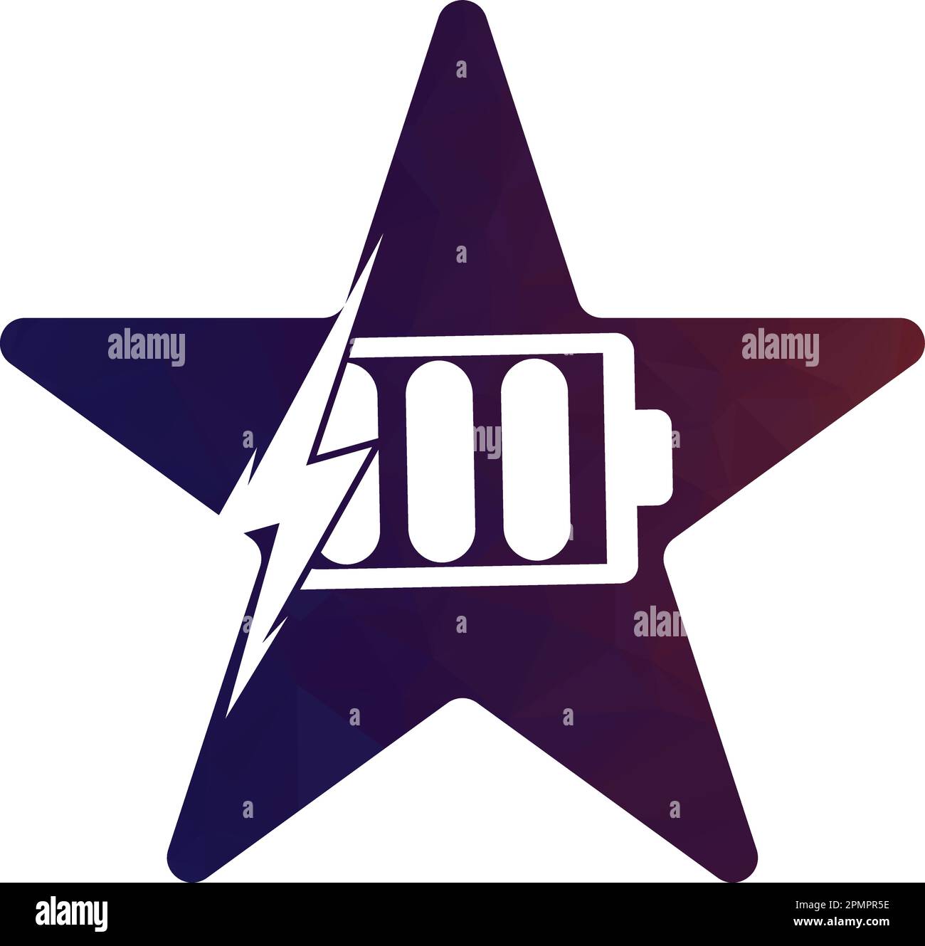 Design-Vorlage Für Das Logo Des Akkus. Logo für schnelle Akkuladung ...