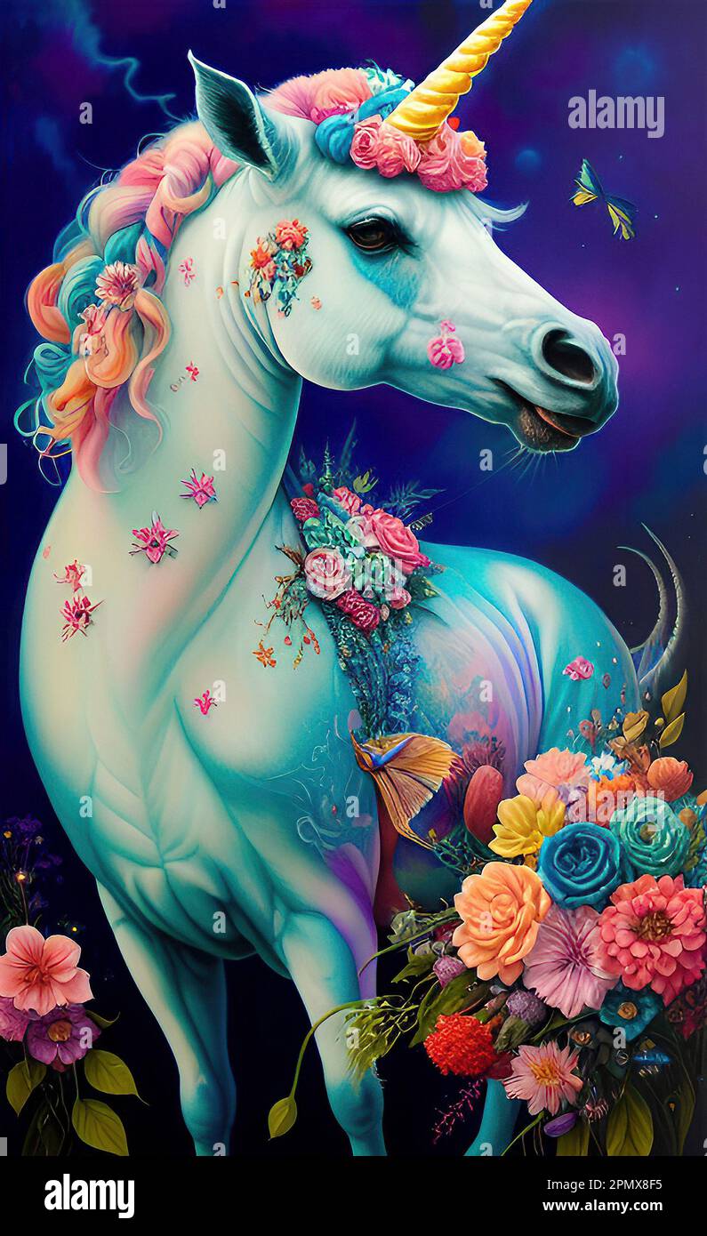 Fantasiekunst blumen -Fotos und -Bildmaterial in hoher Auflösung – Alamy