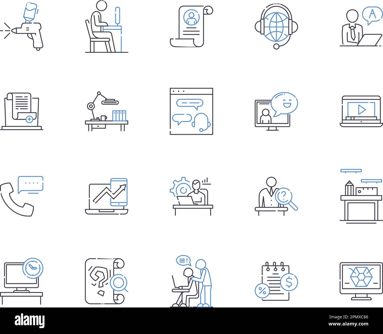 Team Workshop Outline Icons Kollektion. Workshop, Team, Schulung ...