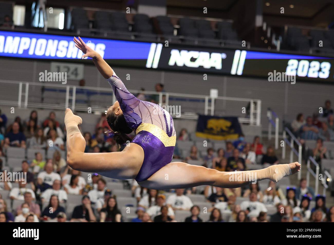 13. April 2023: Aleah Finnegan (LSU) beim Halbfinale 1 der NCAA ...